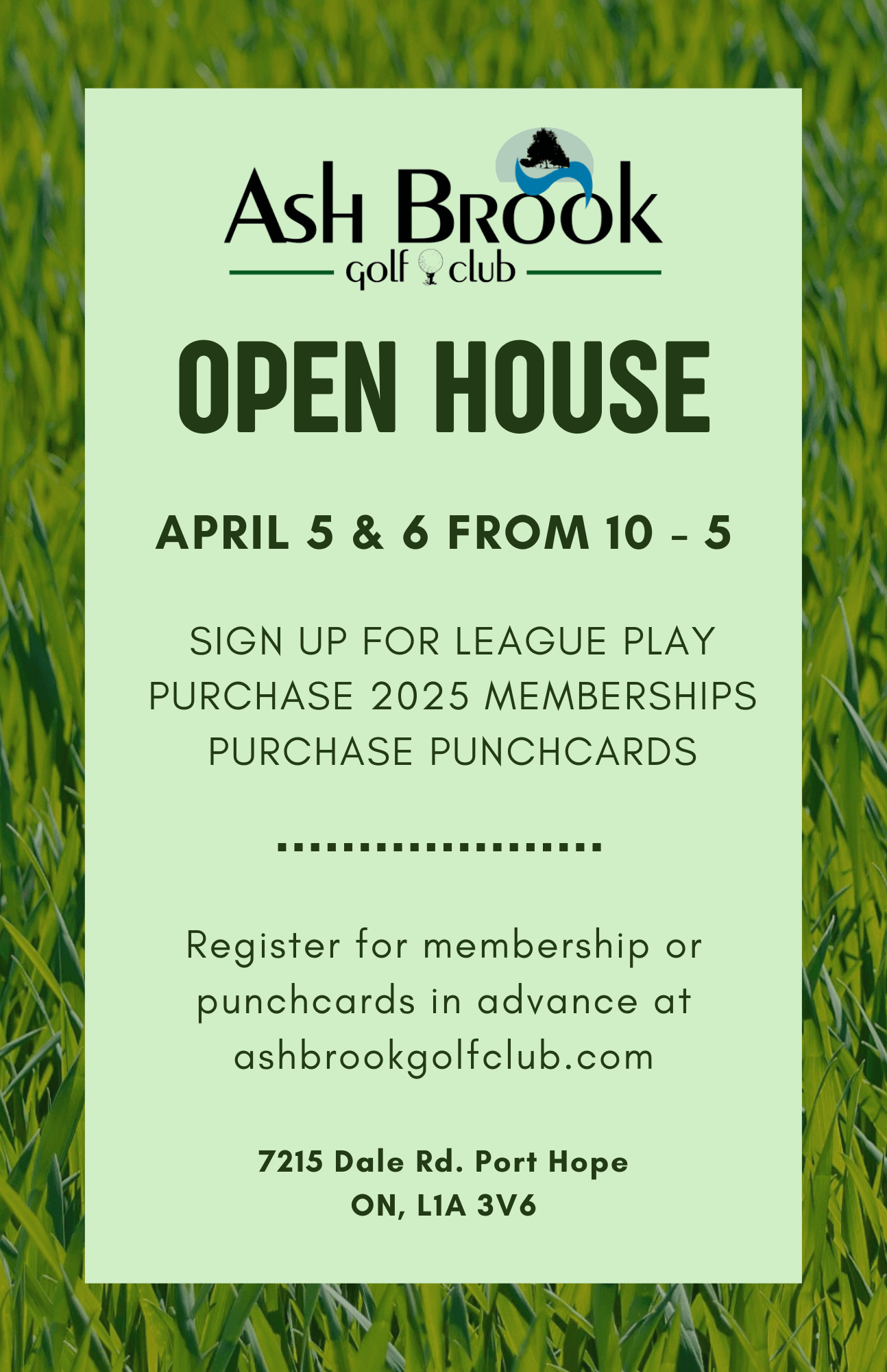 Welcome to Ash Brook Golf Club - Ash Brook Golf Club